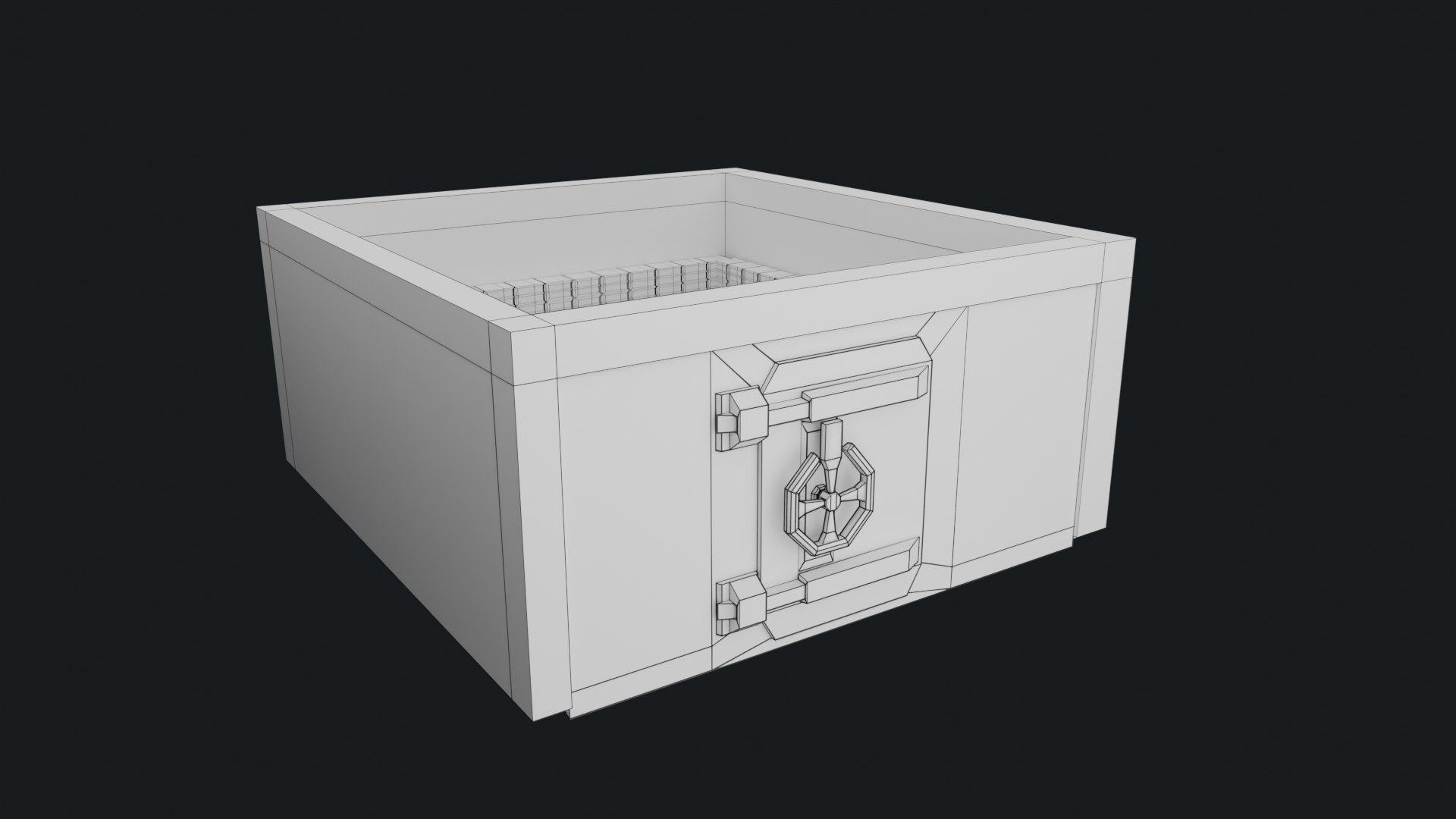 Bank Vault 3D Model - TurboSquid 1738976