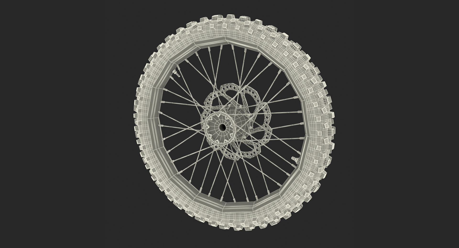 Motocross Bike Wheel 3D - TurboSquid 1230180