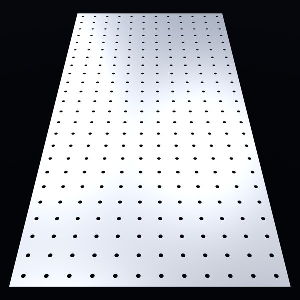 modelo 3d Panel perforado con apertura del 3 por ciento 25O60 ...