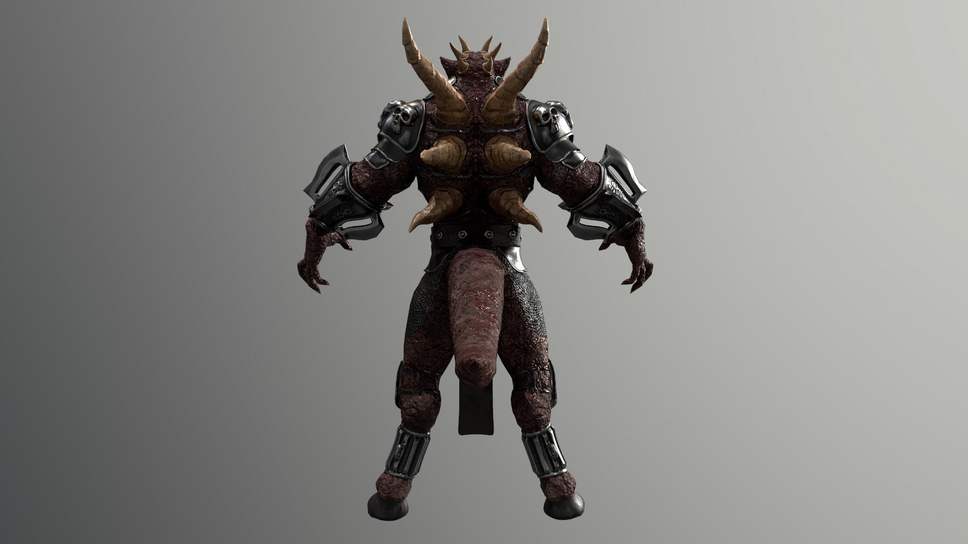 3D Model Burned Demon - TurboSquid 1390469