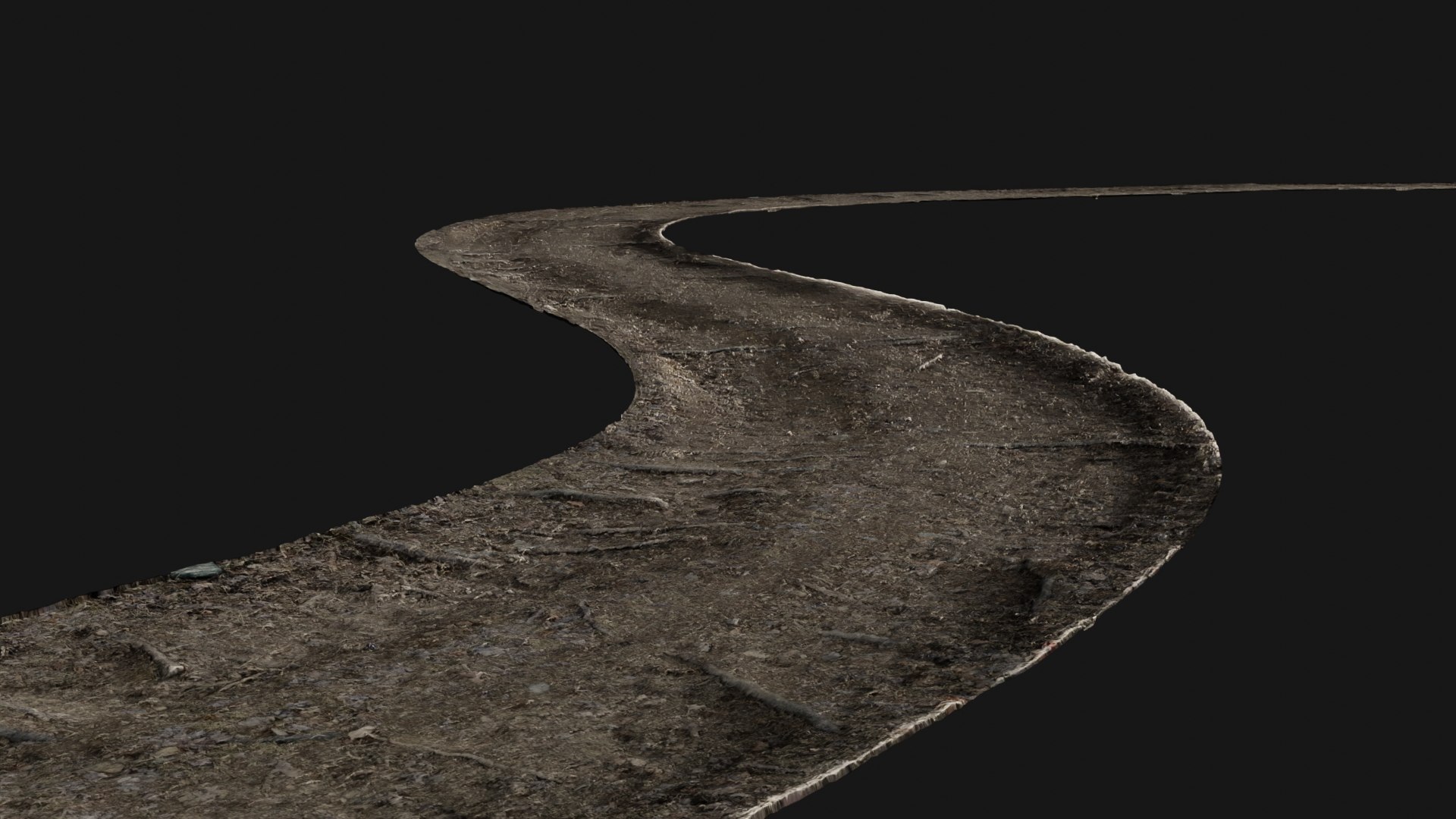 Hiking Trail - Tileable And Curvable 3D - TurboSquid 1937195