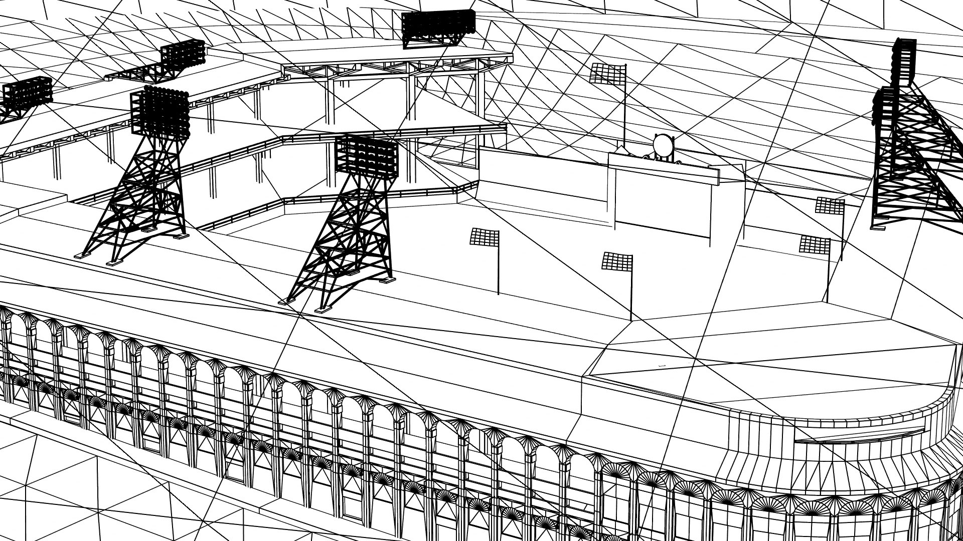 Ebbets Field baseball stadium 3D model - TurboSquid 2062746