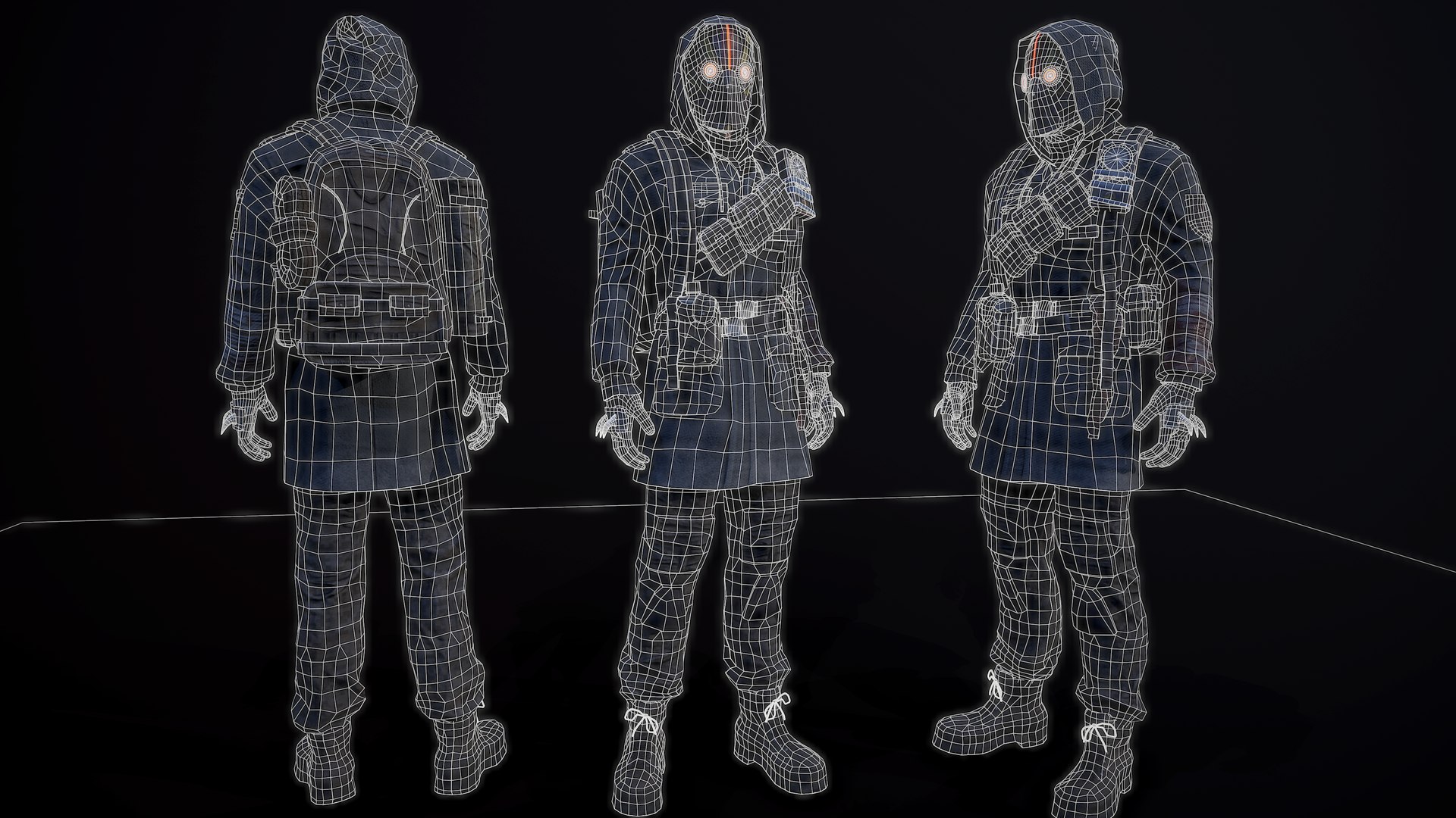 Post Apocalyptic Guy 3D - TurboSquid 1278101