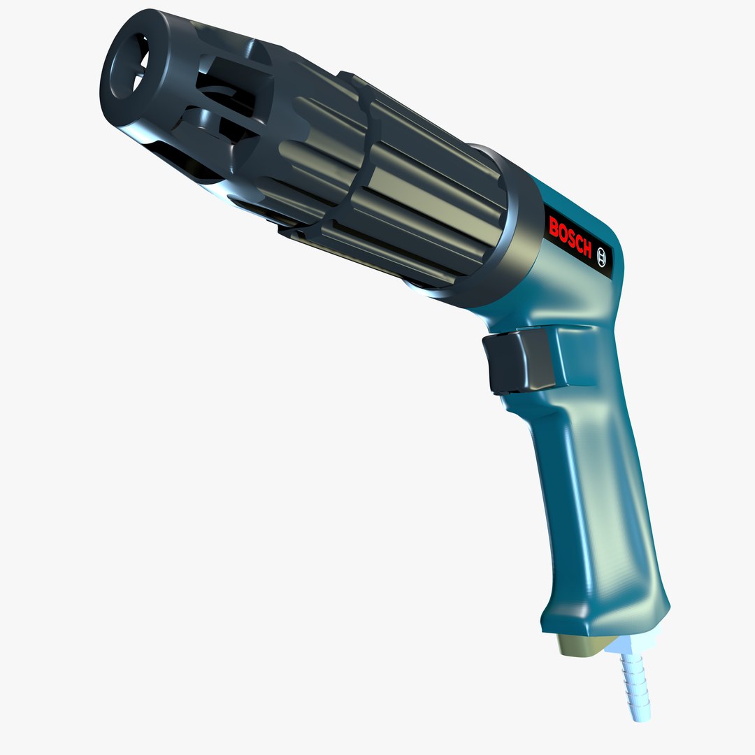 Pneumatic Drill Driver 3d Obj