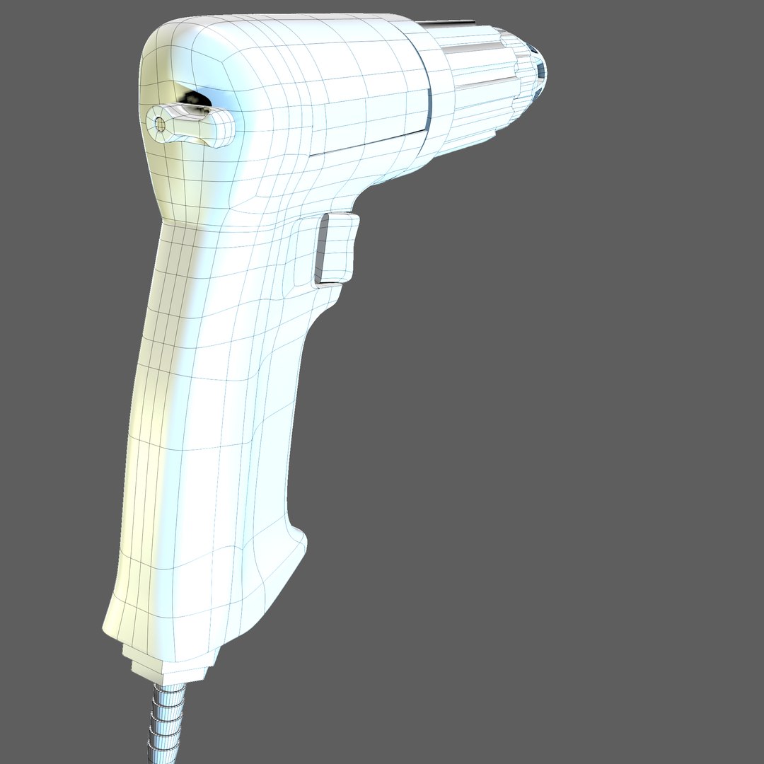Pneumatic Drill Driver 3d Obj