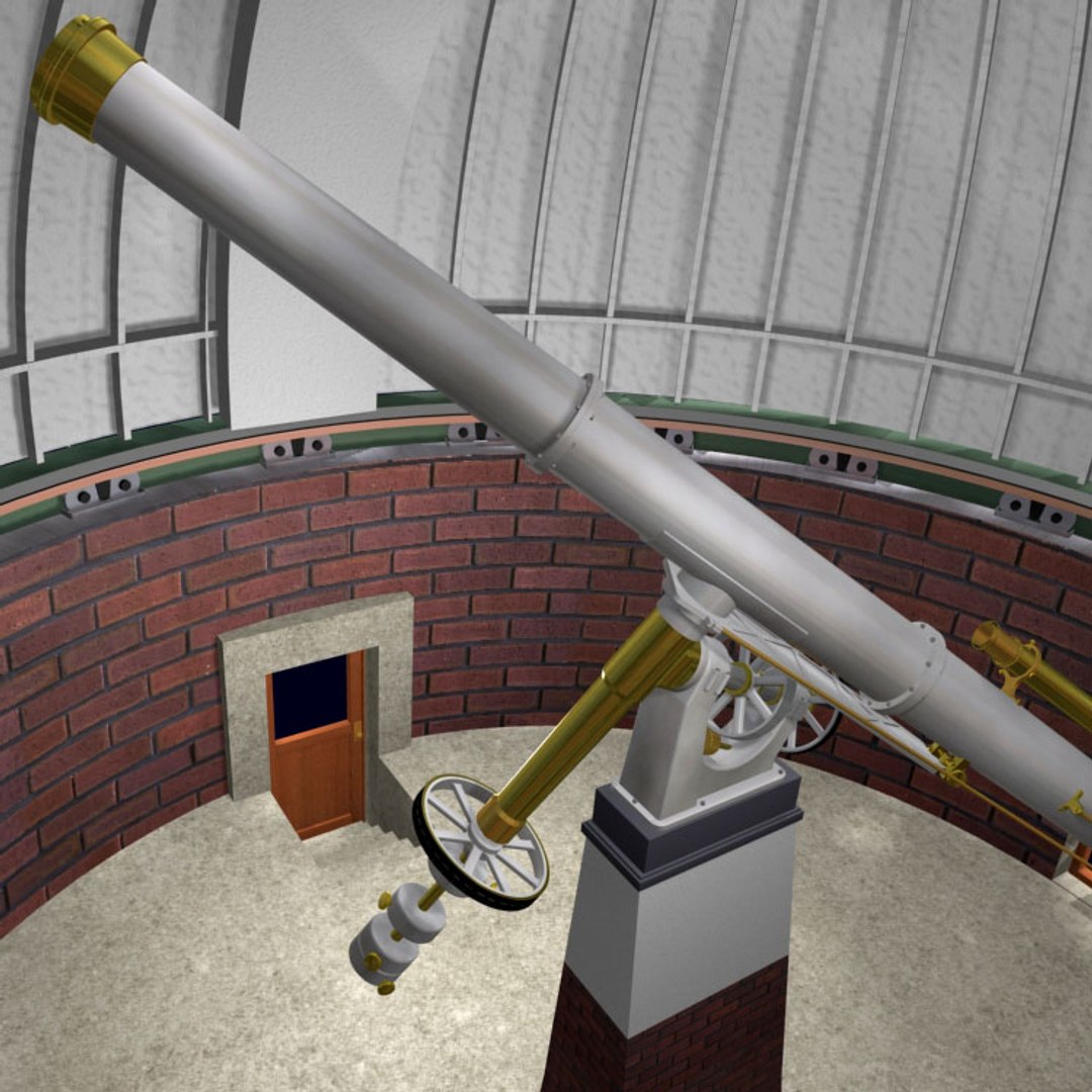 3d Model Lick Observatory Telescopes