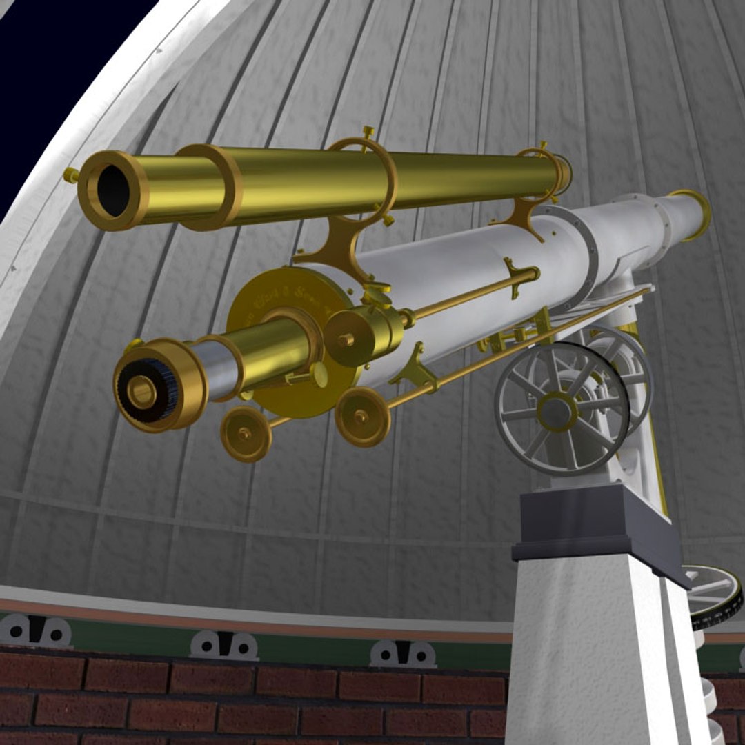 3d Model Lick Observatory Telescopes