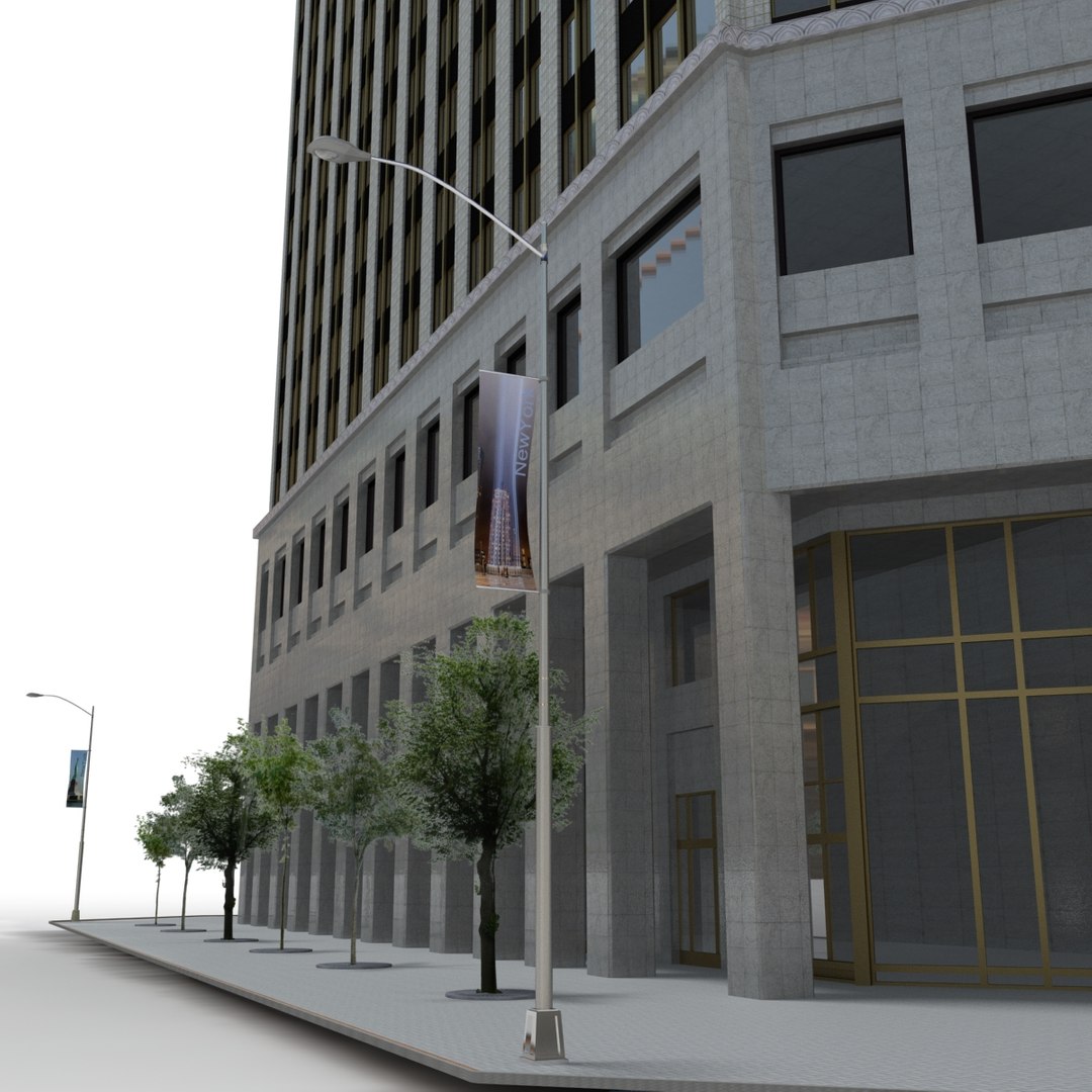 ny pearl street building 3d model