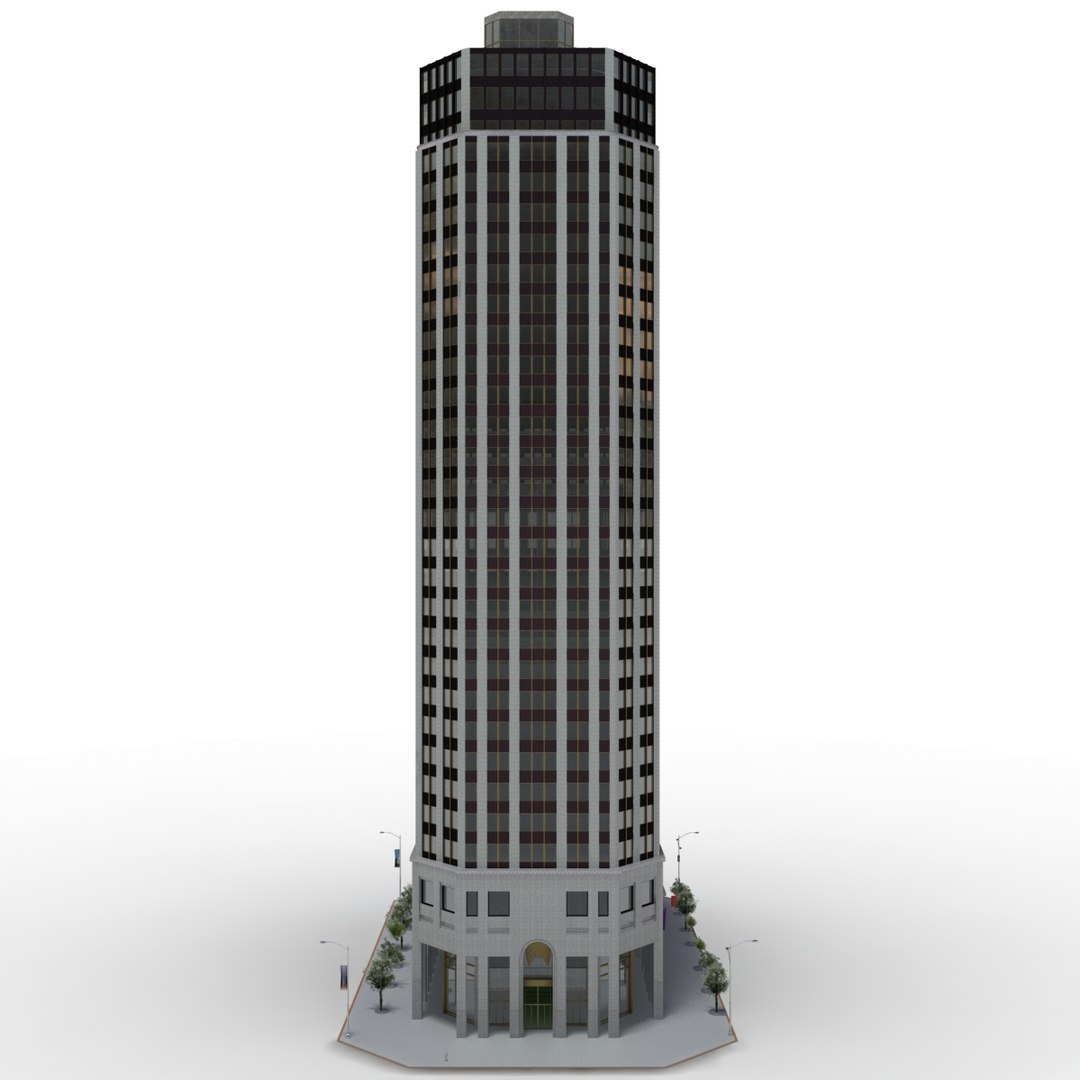ny pearl street building 3d model
