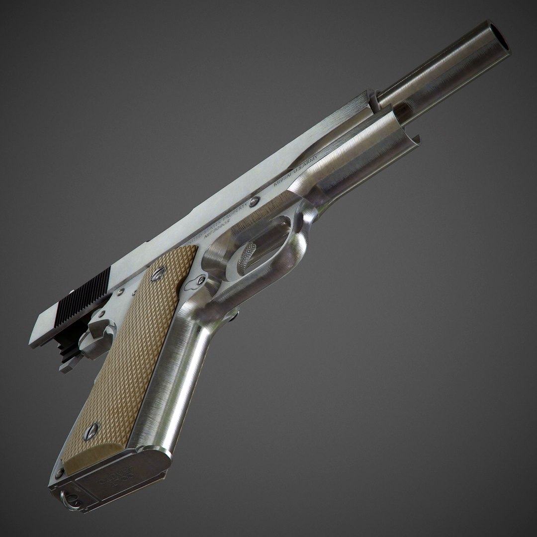 Pistol Colt M1911 A1 3D Model - TurboSquid 1279743