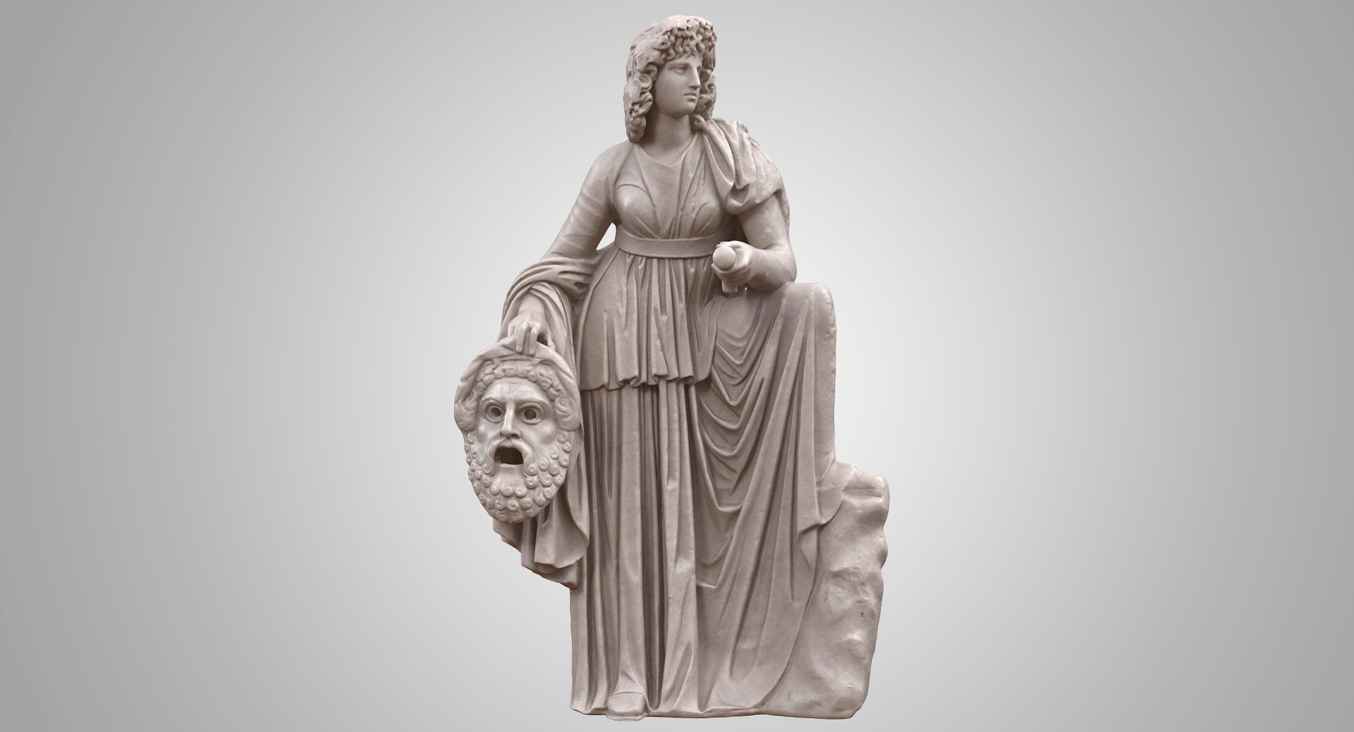 Statues Bundle Nine Muses From Greek Mythology Model - TurboSquid 2488639