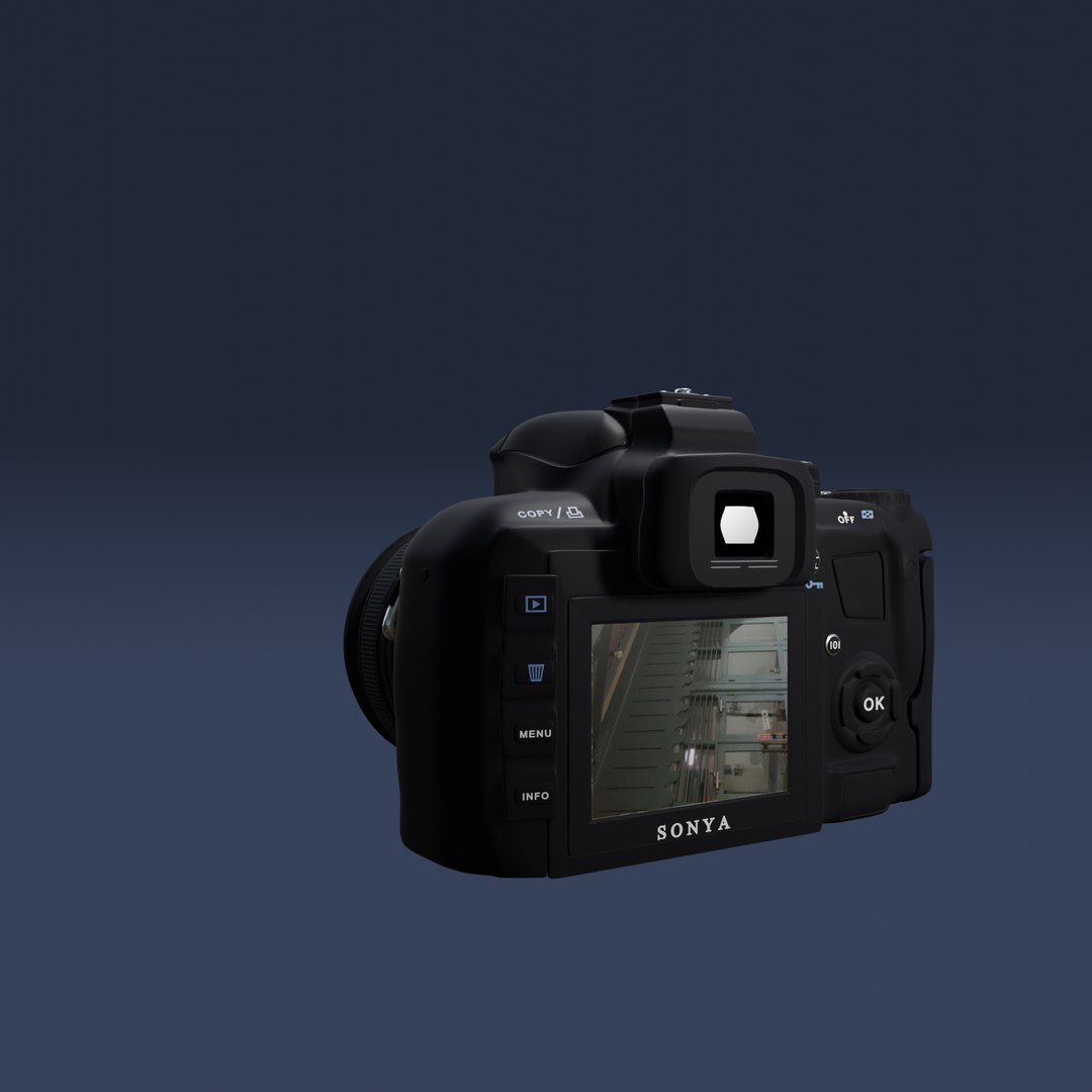 3D DSLR Camera 3D Model Model - TurboSquid 2255513