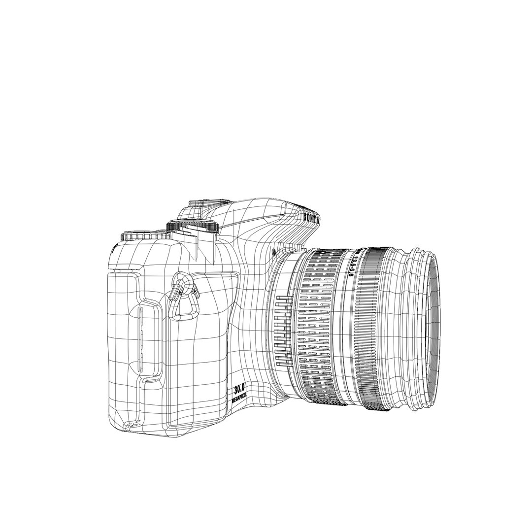 3D DSLR Camera 3D Model Model - TurboSquid 2255513