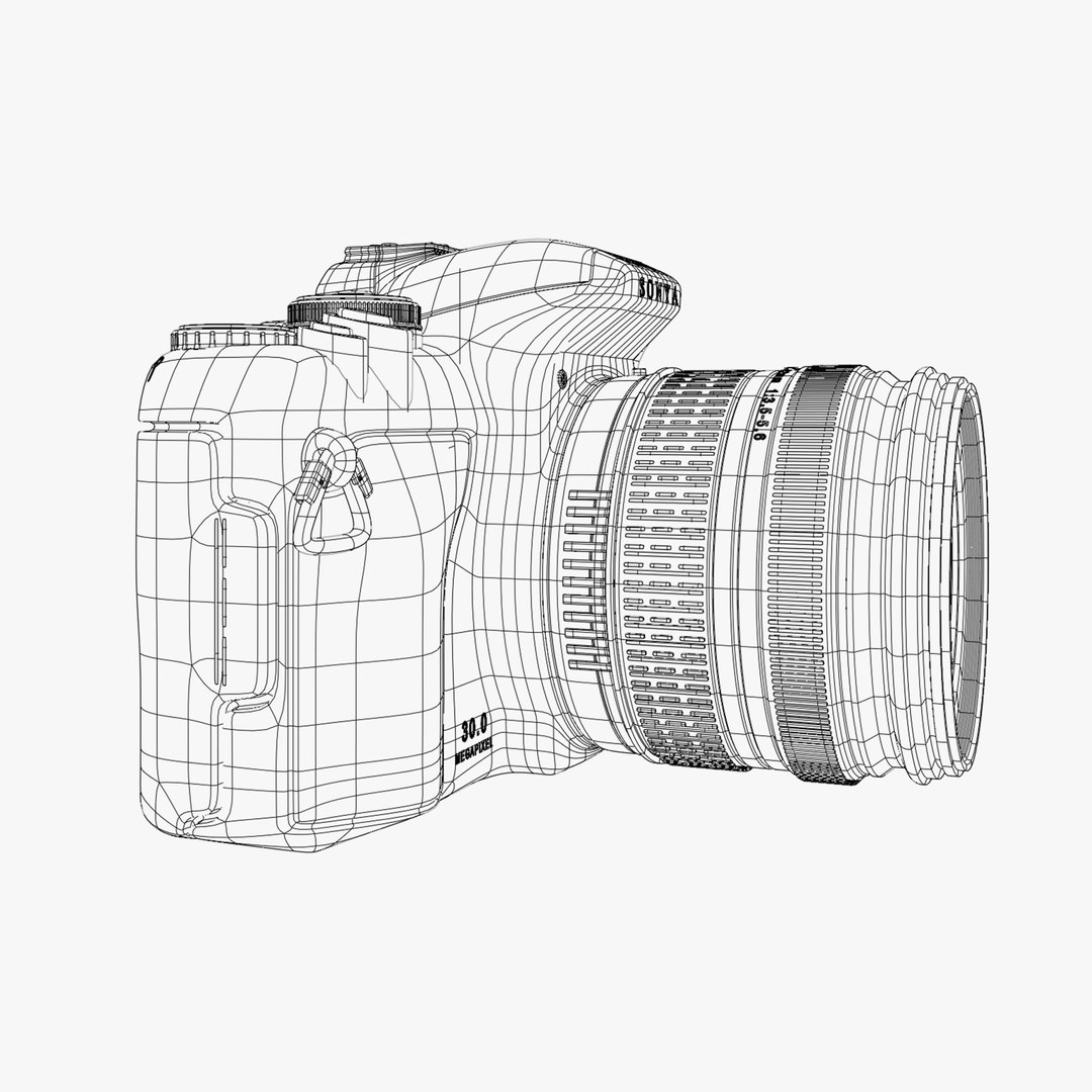 3D DSLR Camera 3D Model Model - TurboSquid 2255513