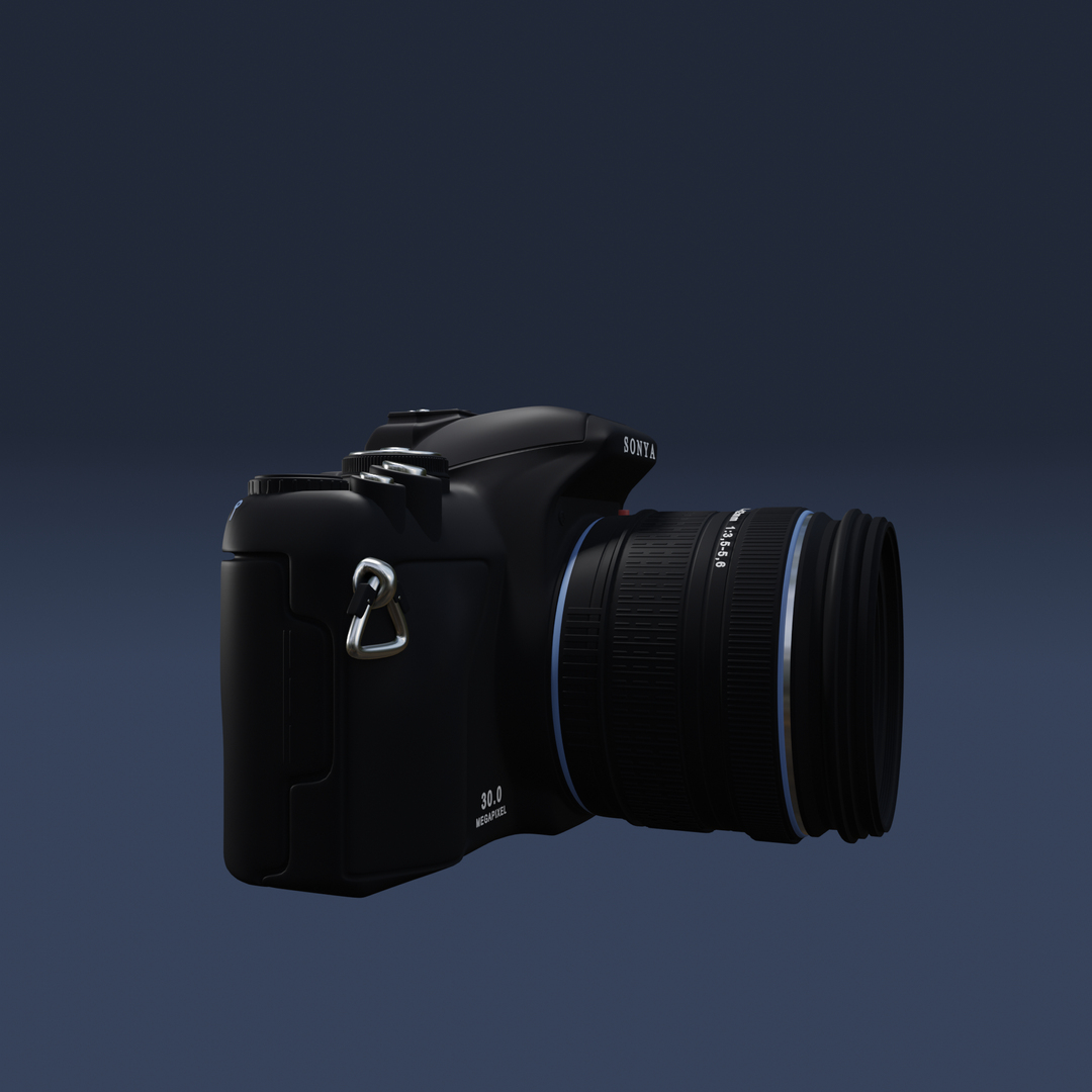3D DSLR Camera 3D Model Model - TurboSquid 2255513