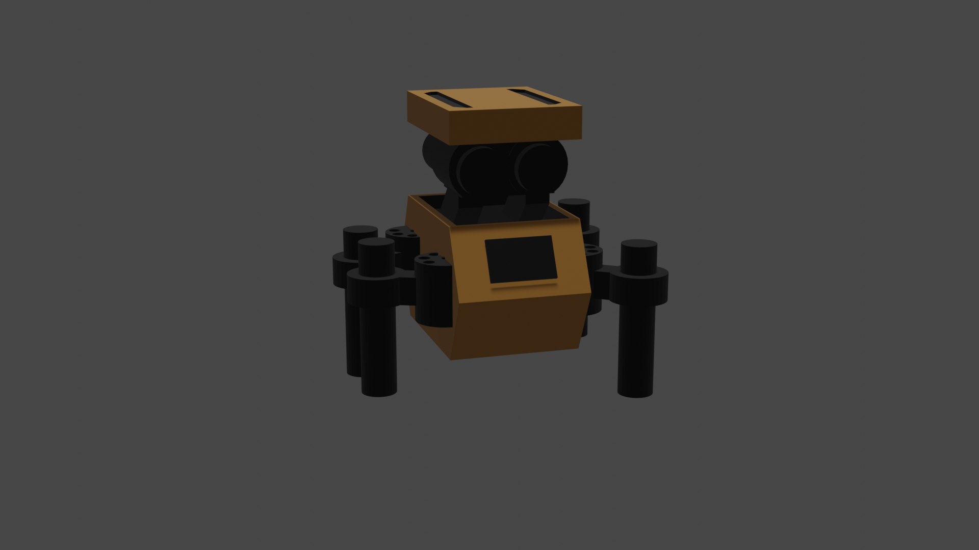 3D Low Poly Sci-Fi Bot - TurboSquid 1752975