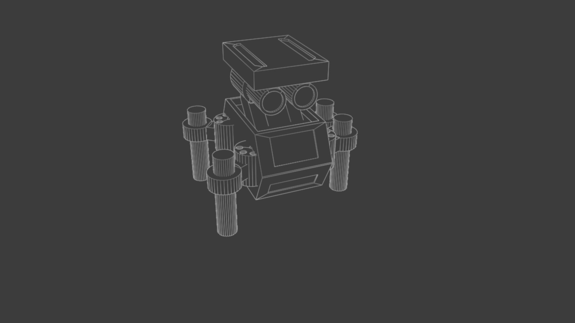 3D Low Poly Sci-Fi Bot - TurboSquid 1752975