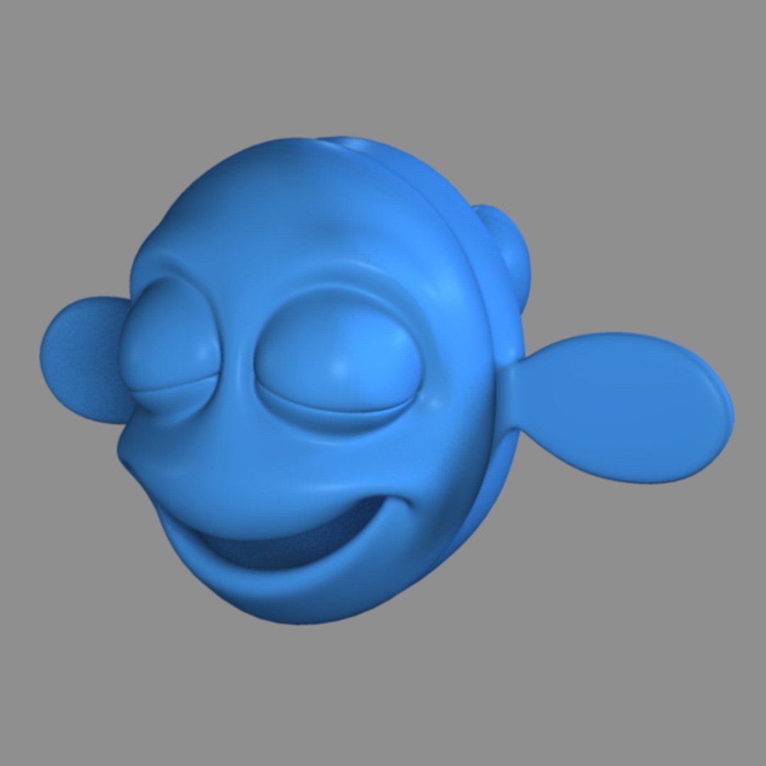 3d Cartoon Fish No:2 Model
