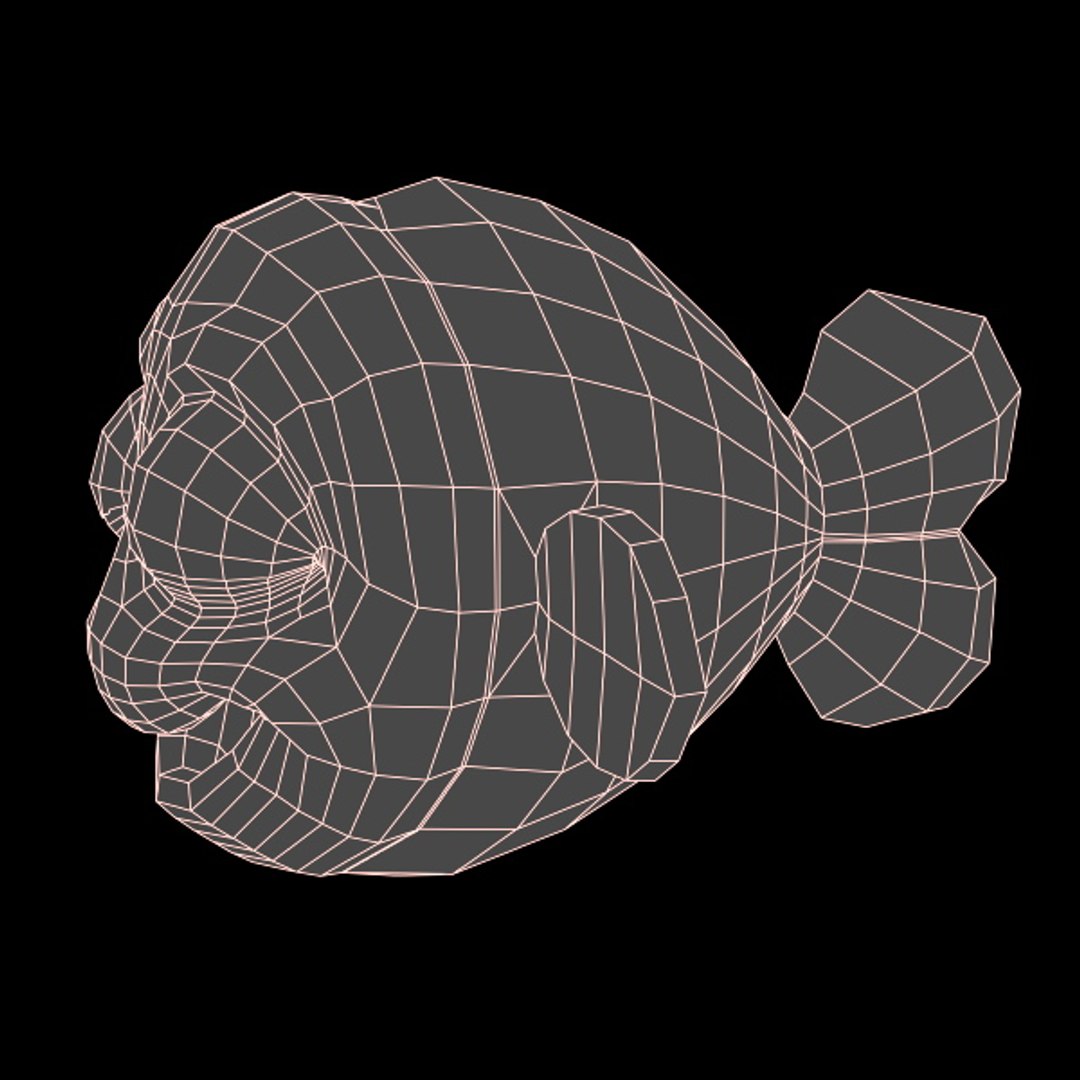 3d Cartoon Fish No:2 Model