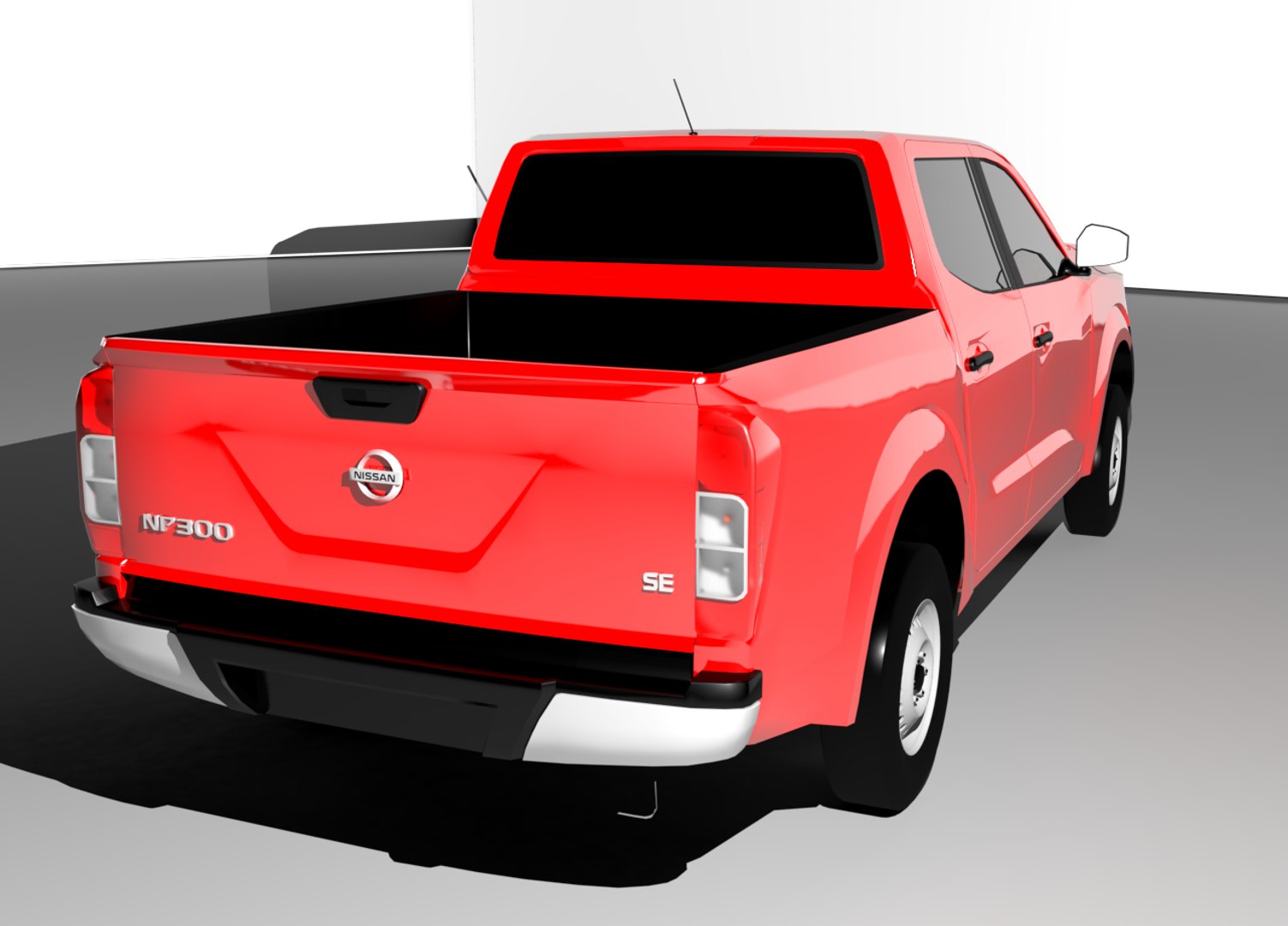 Nissan Np300 2016 Double 3d Model