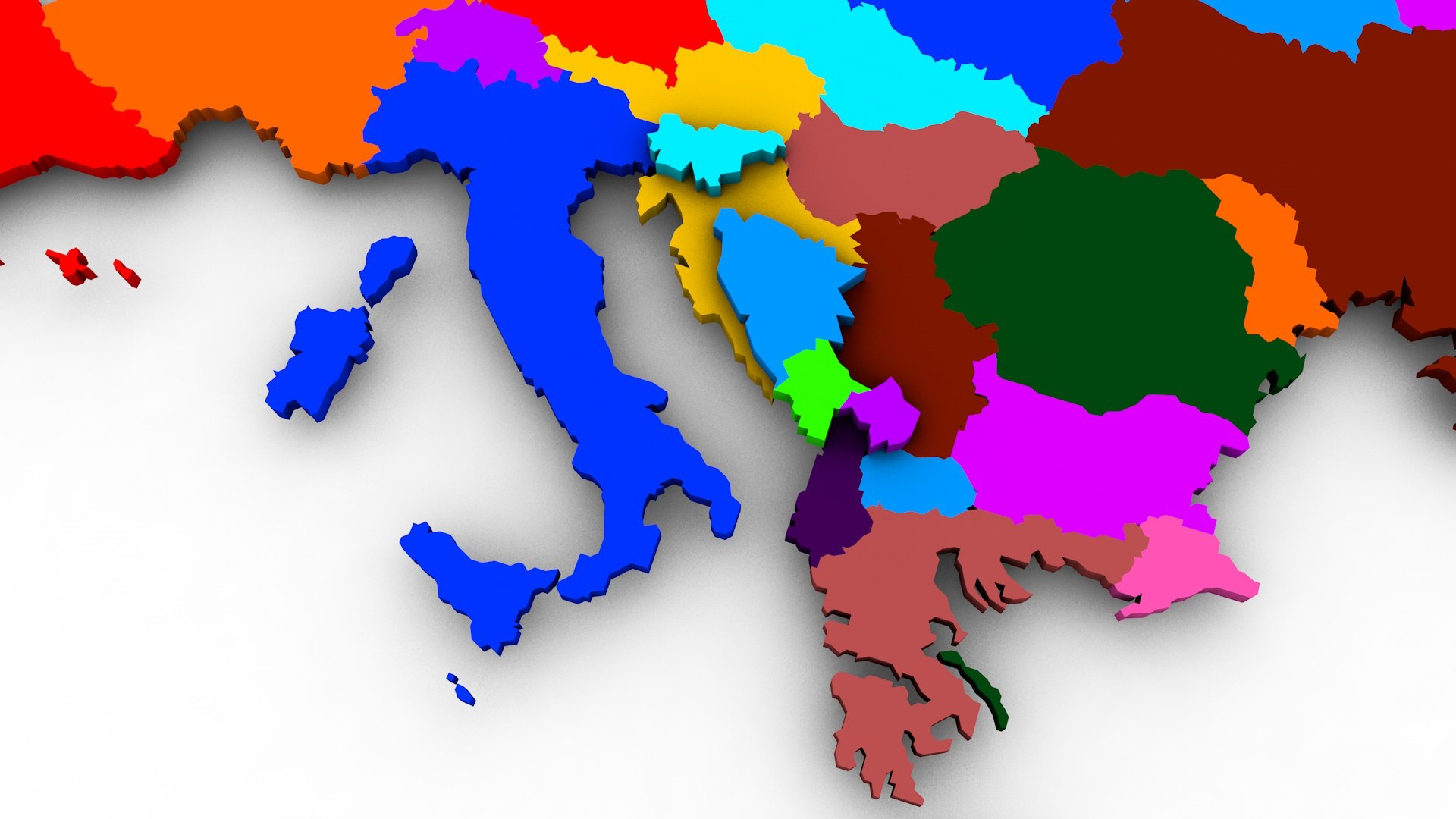 3D Europe Map - TurboSquid 2077047