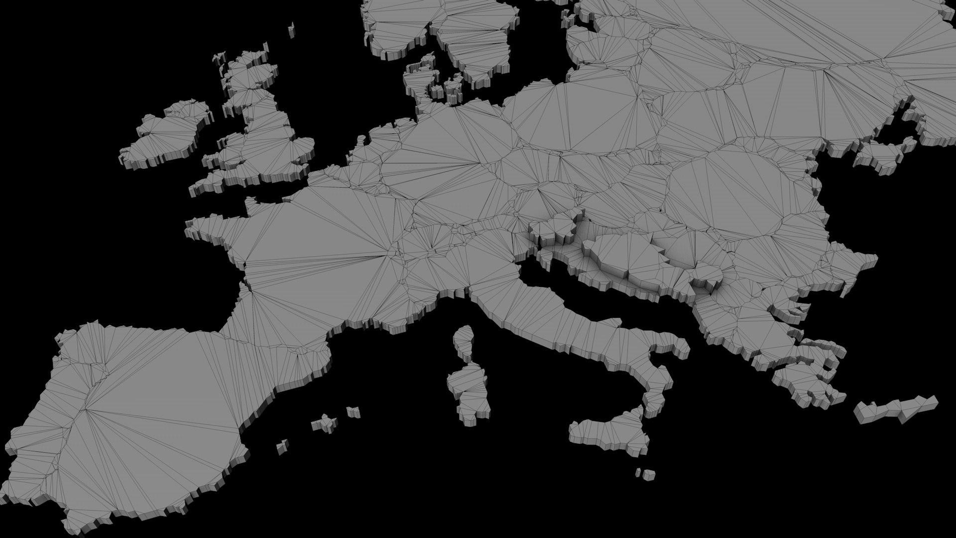 3D Europe Map - TurboSquid 2077047