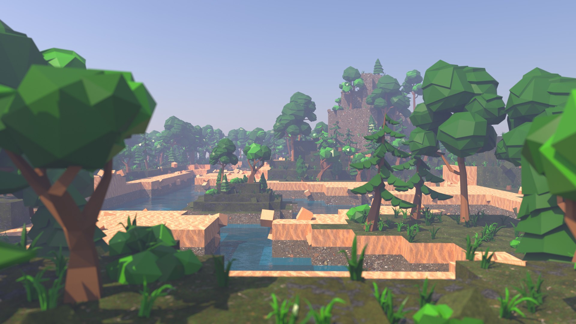 3D Low-poly Island 3D Model Model - TurboSquid 1969402