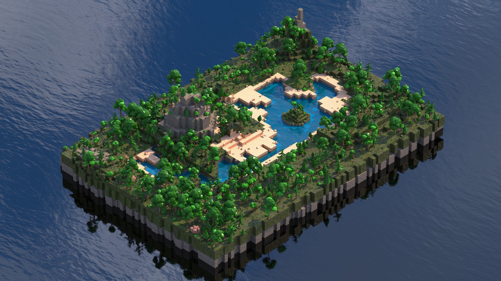 3D Low-poly Island 3D Model Model - TurboSquid 1969402