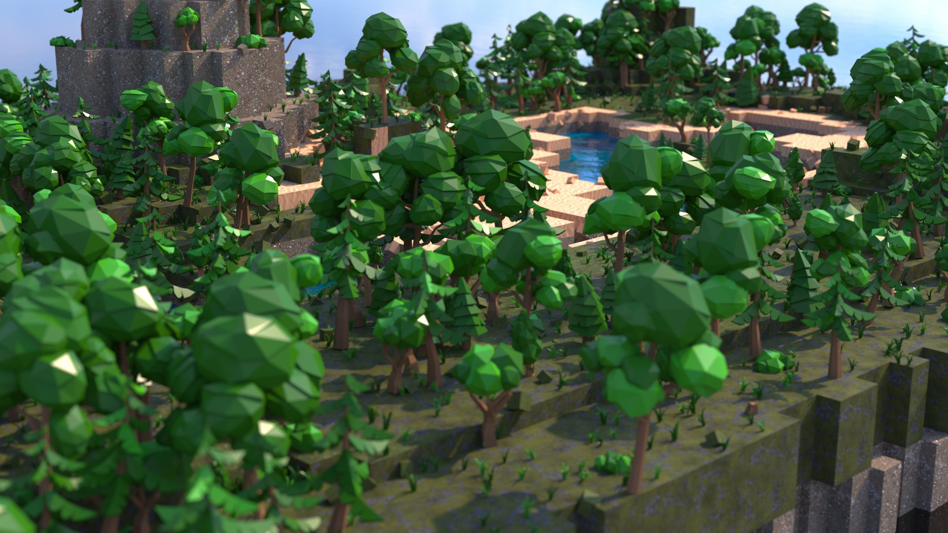 3D Low-poly Island 3D Model Model - TurboSquid 1969402