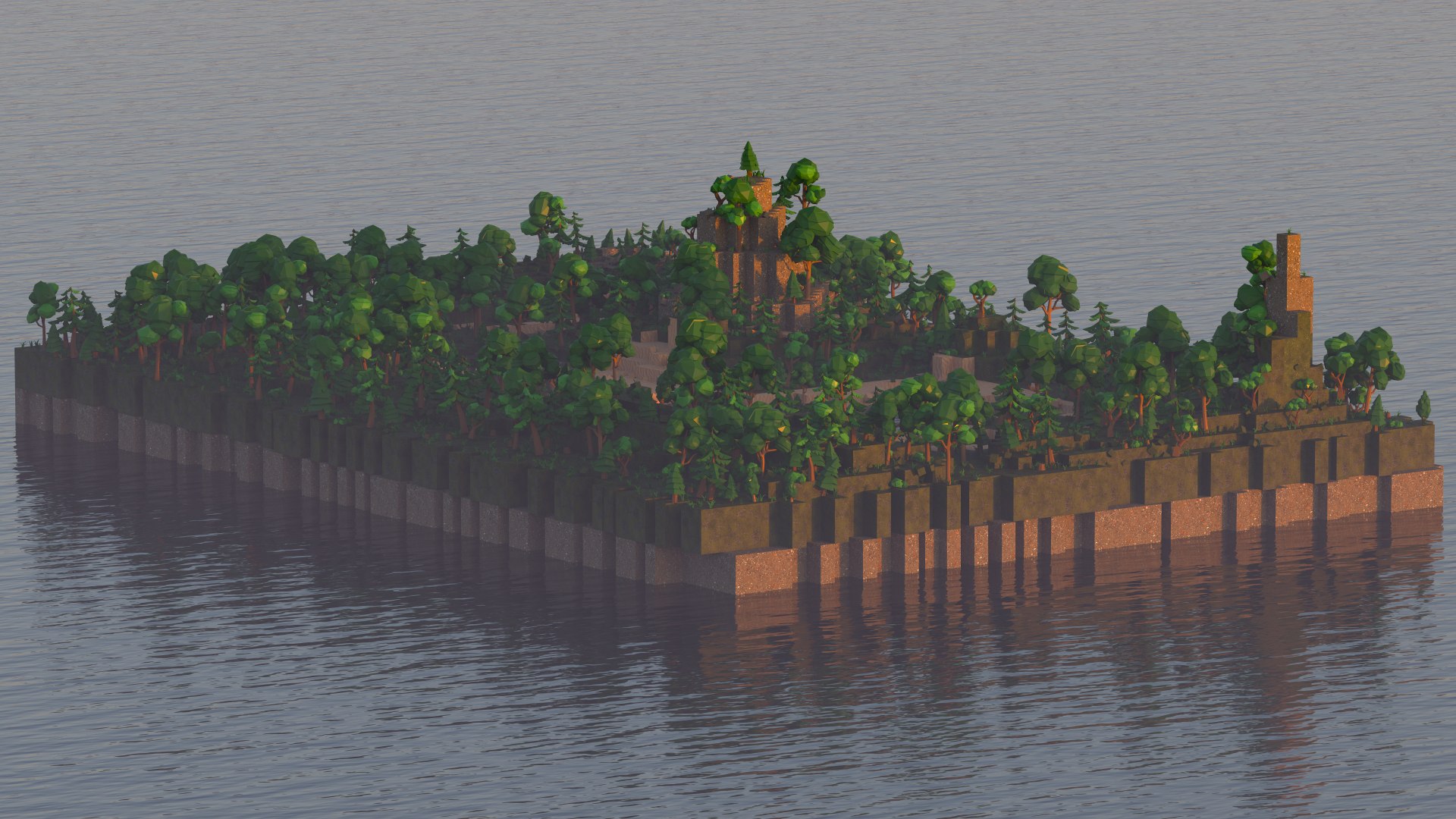 3D Low-poly Island 3D Model Model - TurboSquid 1969402