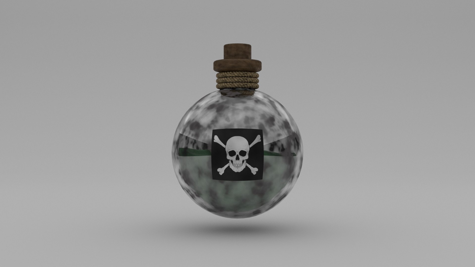 Poison bottle 3D model - TurboSquid 2160981