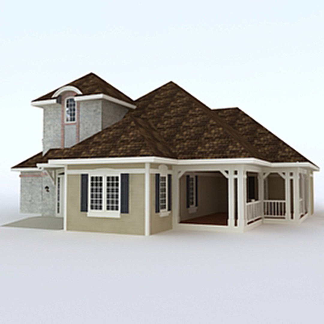 Community Center Luxury 3d Model