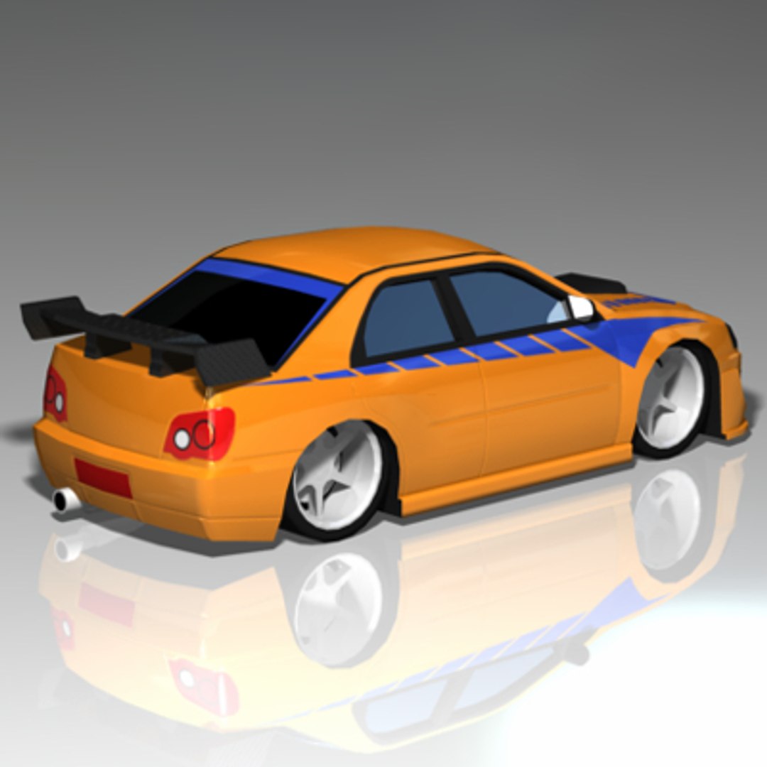 Import Racer Car Toy Obj