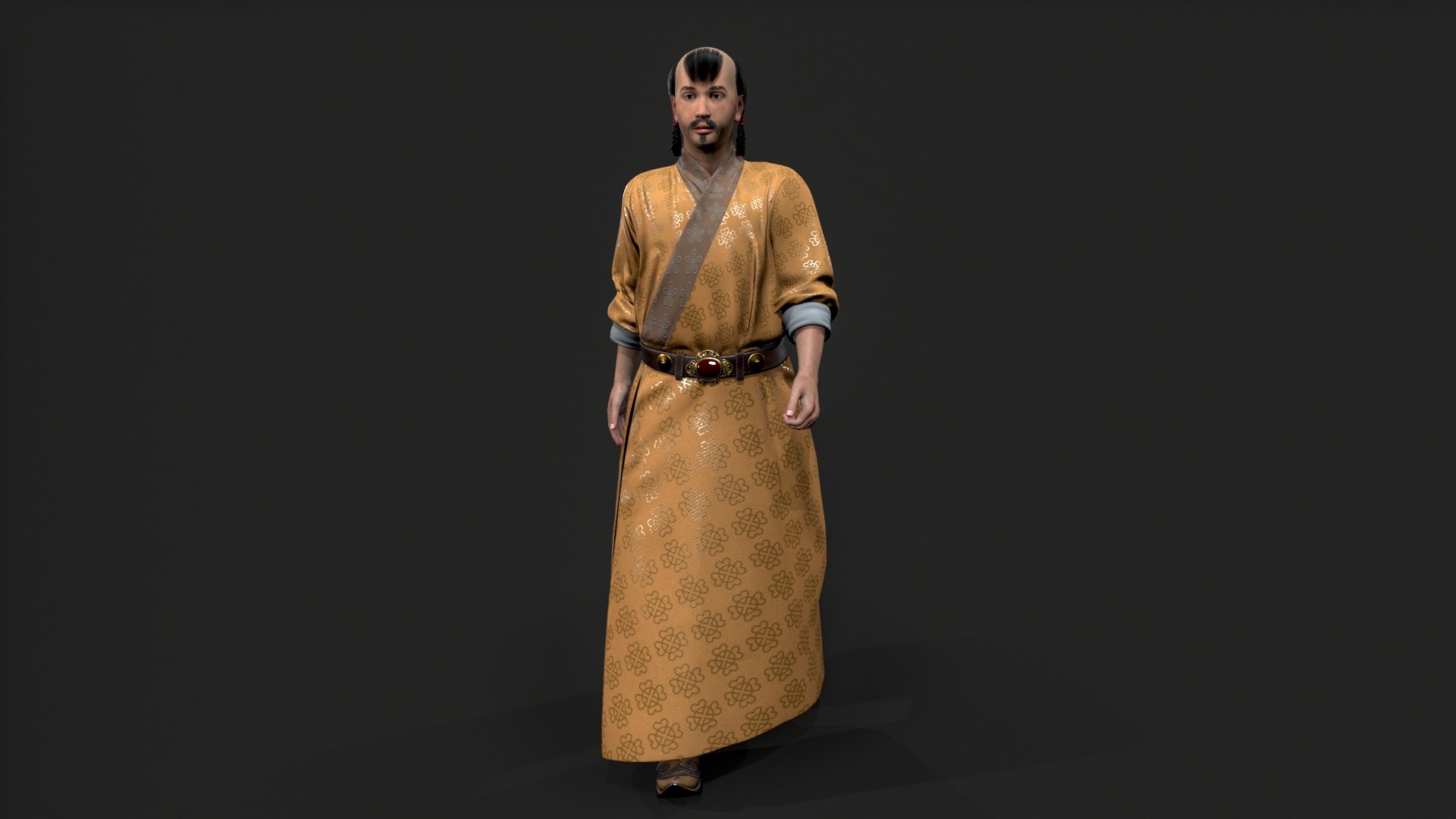 3D Mongol People - TurboSquid 2316361