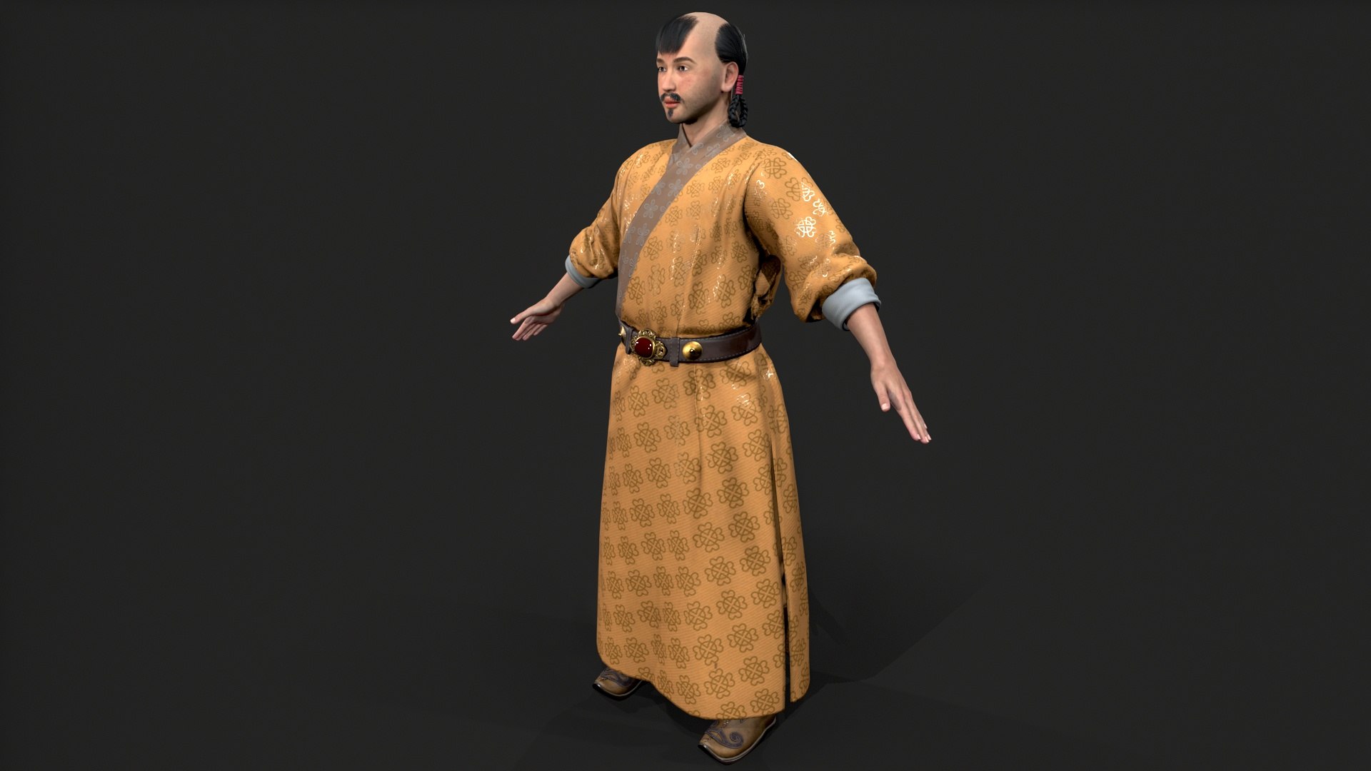 3D Mongol People - TurboSquid 2316361
