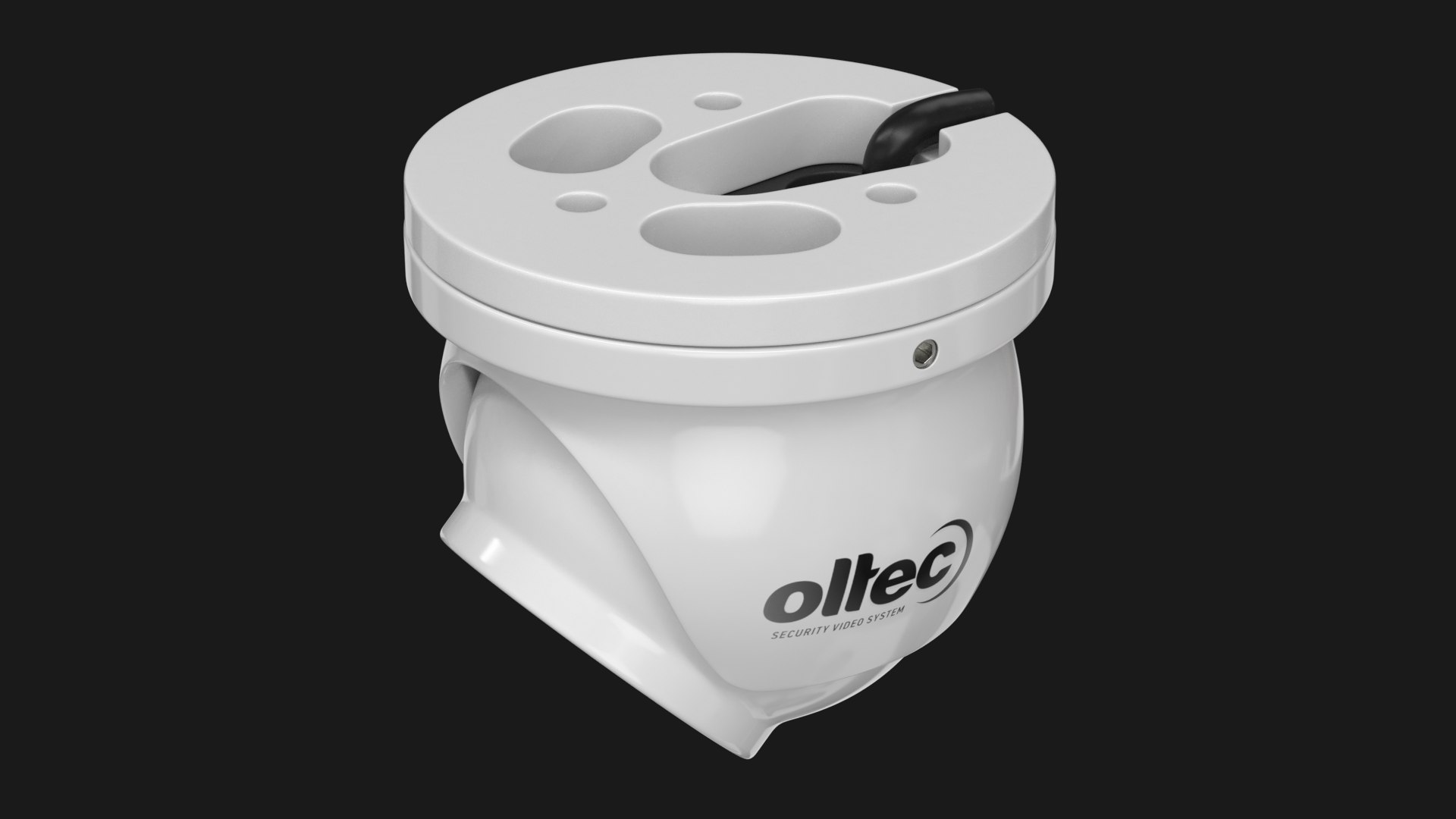 Realistic Cctv Camera Oltec 3D Model - TurboSquid 1486731