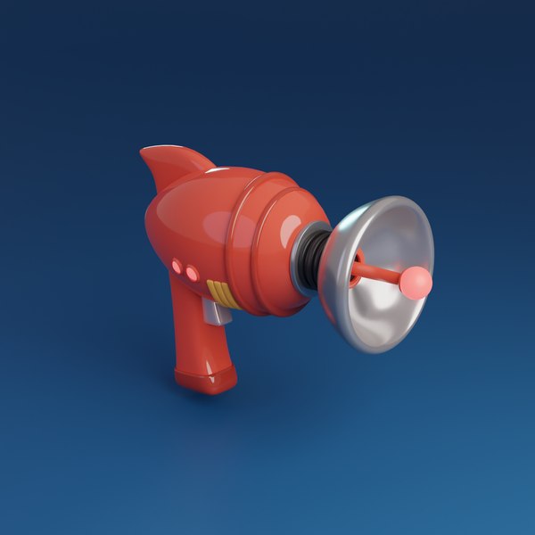 3D Cartoon Spacegun - TurboSquid 1848844