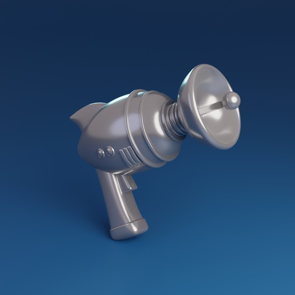 3D Cartoon Spacegun - TurboSquid 1848844