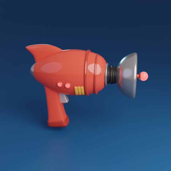 3D Cartoon Spacegun - TurboSquid 1848844