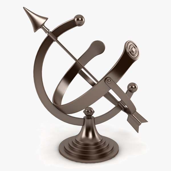3d space armillary sundial model