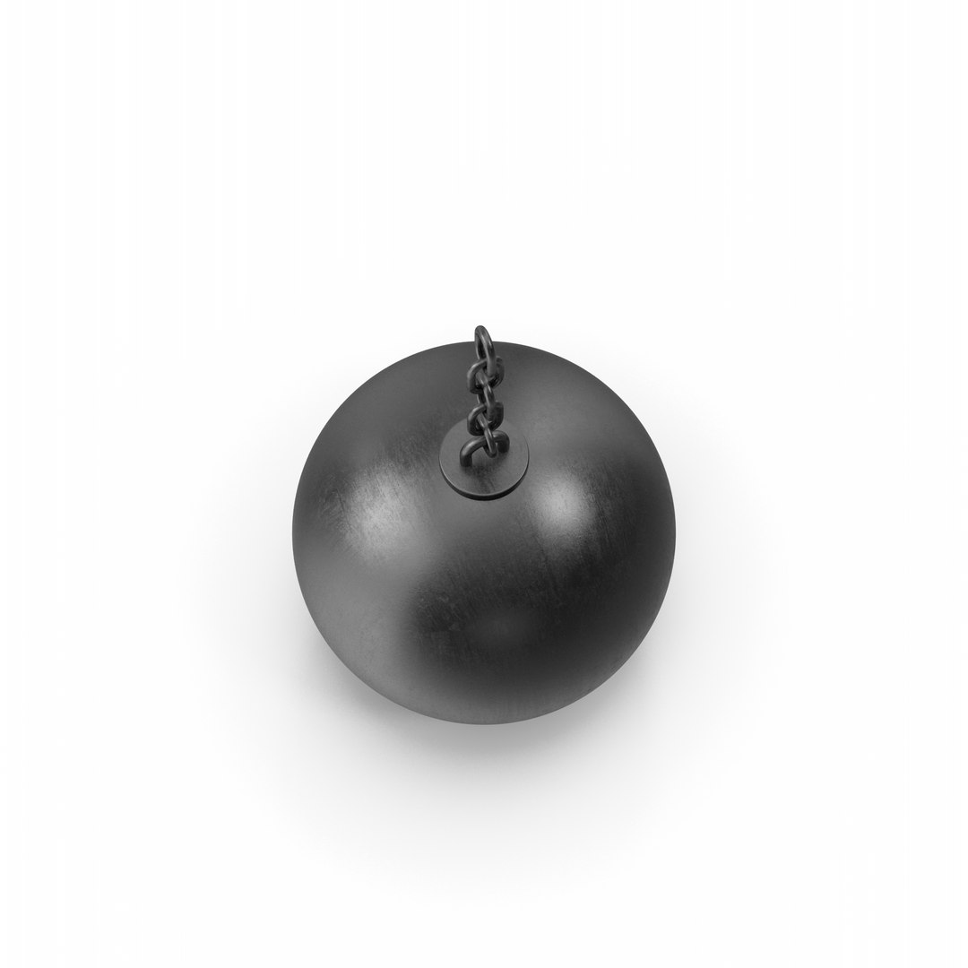 Black Wrecking Ball Model - TurboSquid 2200327