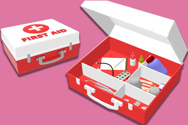3D medical kit box - TurboSquid 1627756
