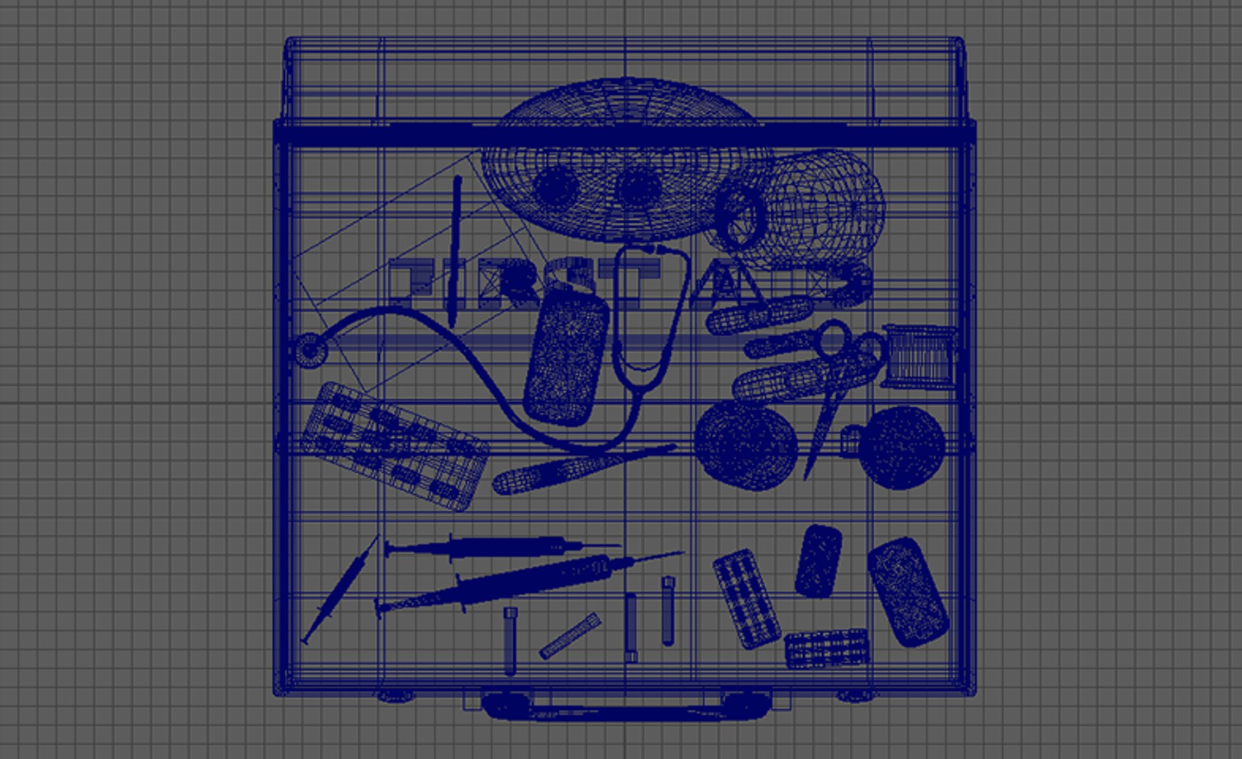 3D Medical Kit Box - TurboSquid 1627756