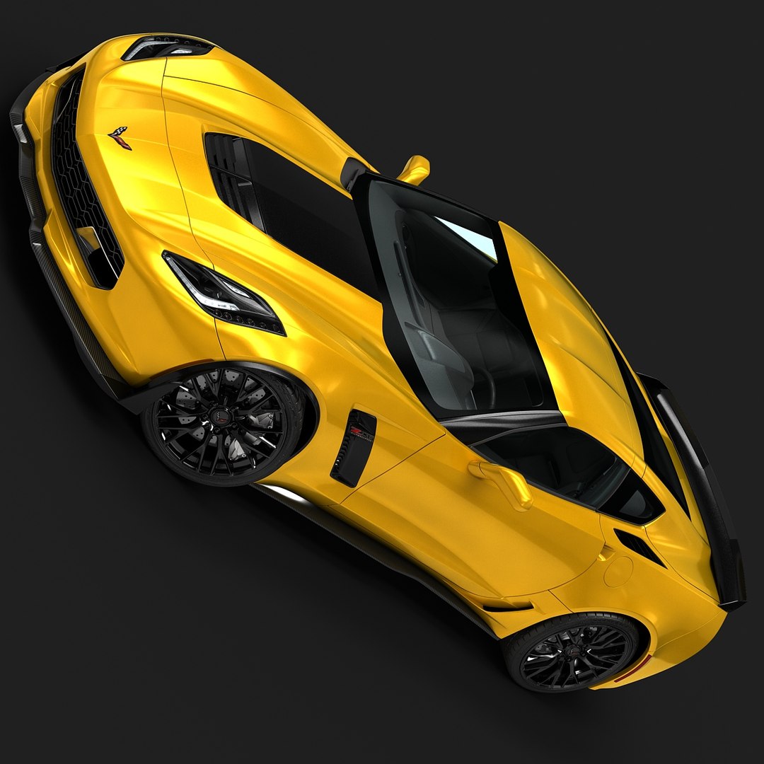 2015 Corvette Z06 3d Model