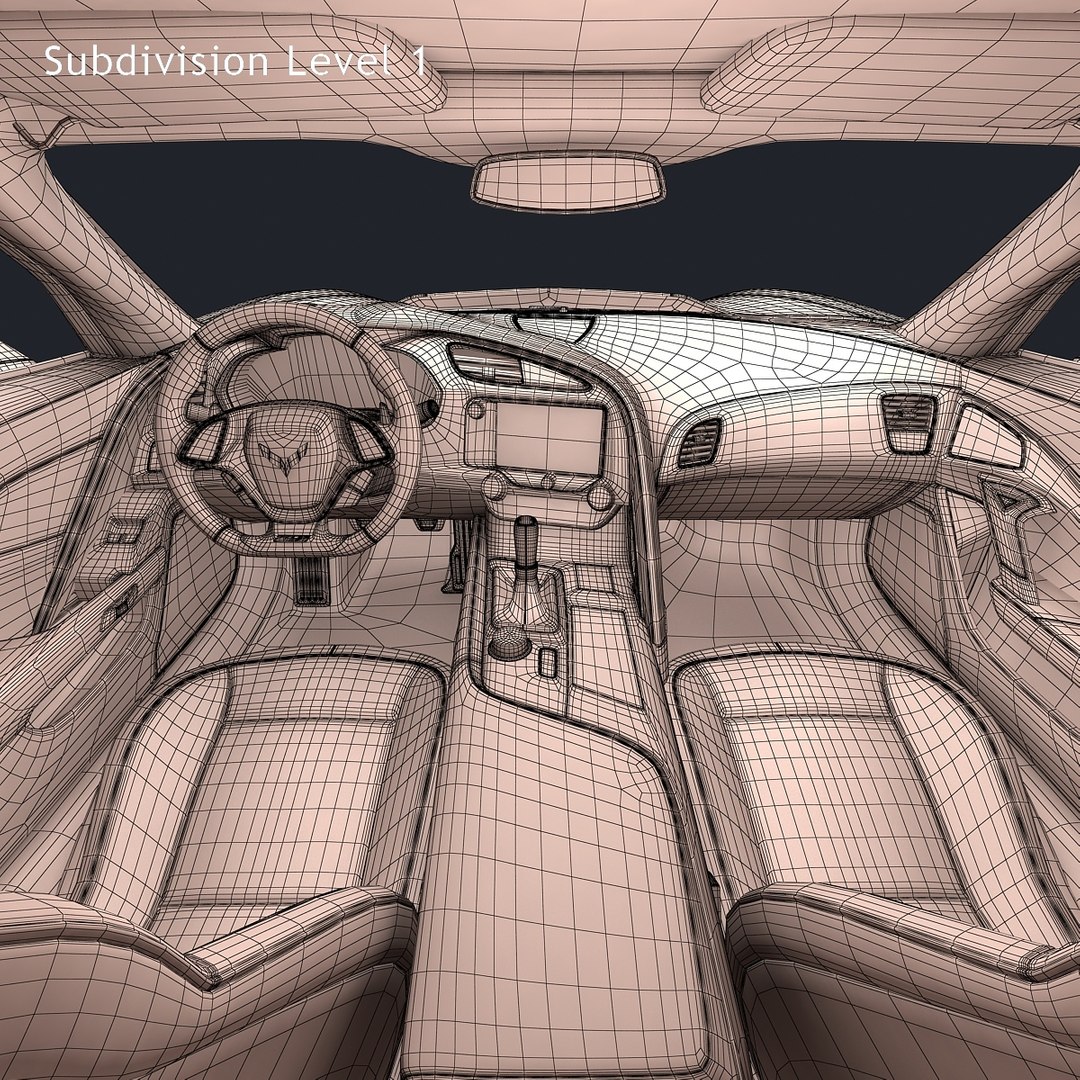 2015 Corvette Z06 3d Model
