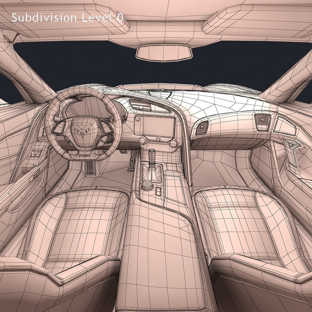 2015 Corvette Z06 3d Model