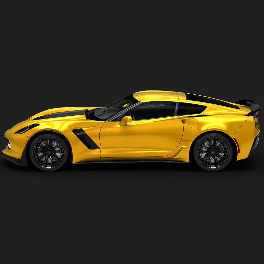 2015 Corvette Z06 3d Model