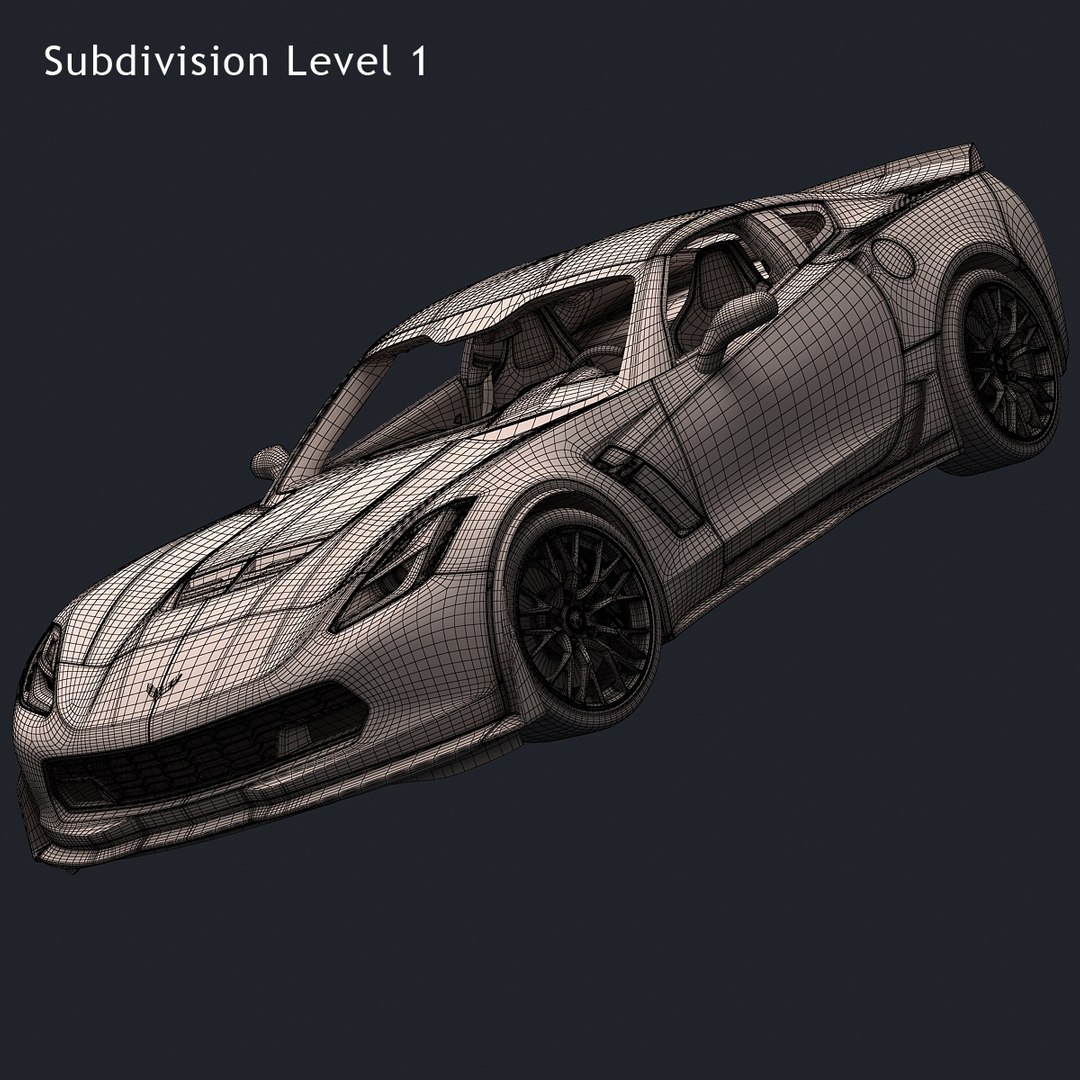 2015 Corvette Z06 3d Model