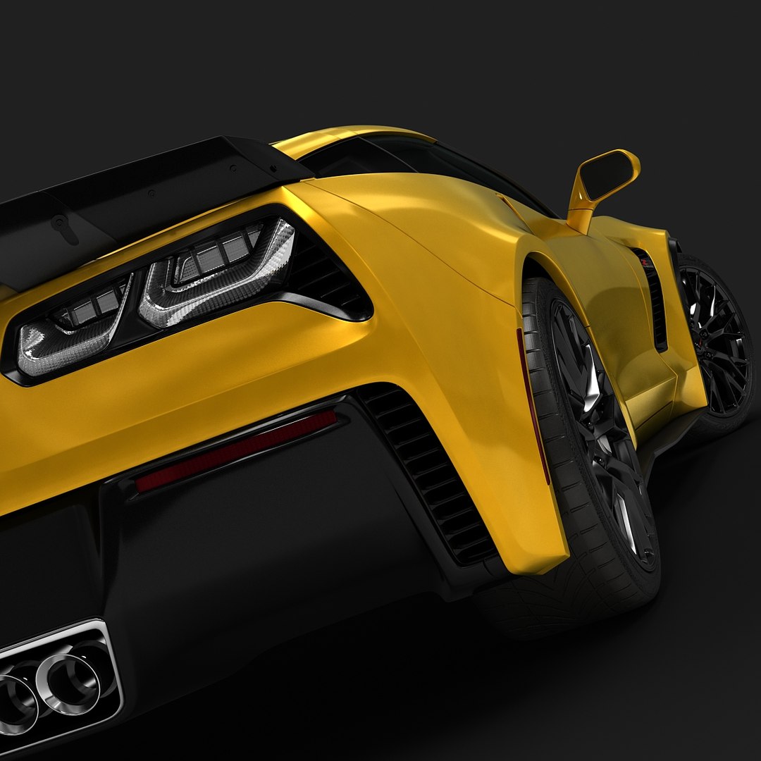 2015 Corvette Z06 3d Model