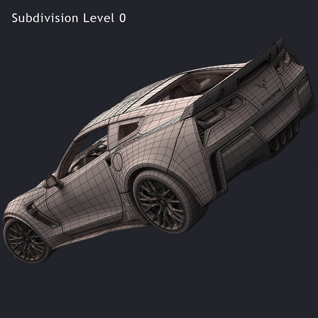 2015 Corvette Z06 3d Model